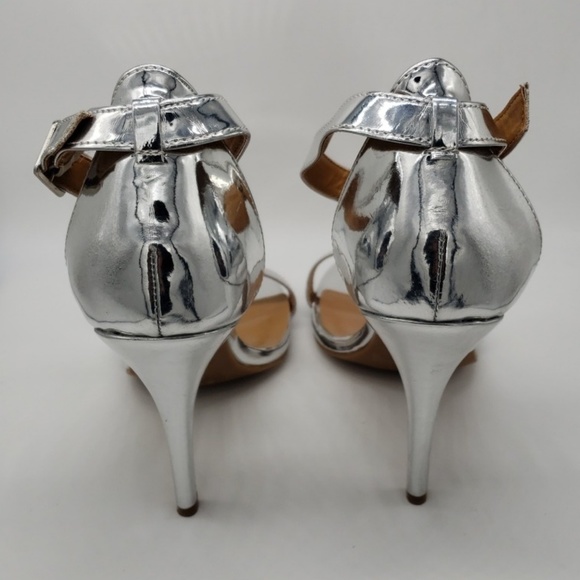 Anne Michelle | Shoes | Anne Michelle Girltalk Silver Stiletto Dress ...